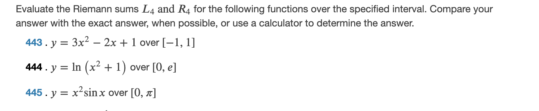 Solved Evaluate the Riemann sums 𝐿4and𝑅4 1. ) . | Chegg.com