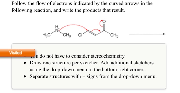 Solved Draw curved arrows for the following reaction step. | Chegg.com