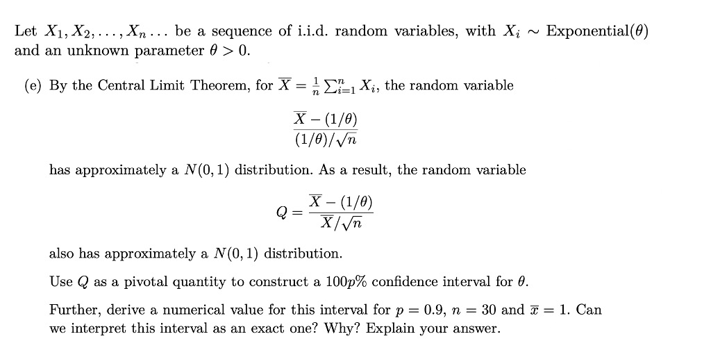 Solved Let X1,X2,…,Xn… be a sequence of i.i.d. random | Chegg.com