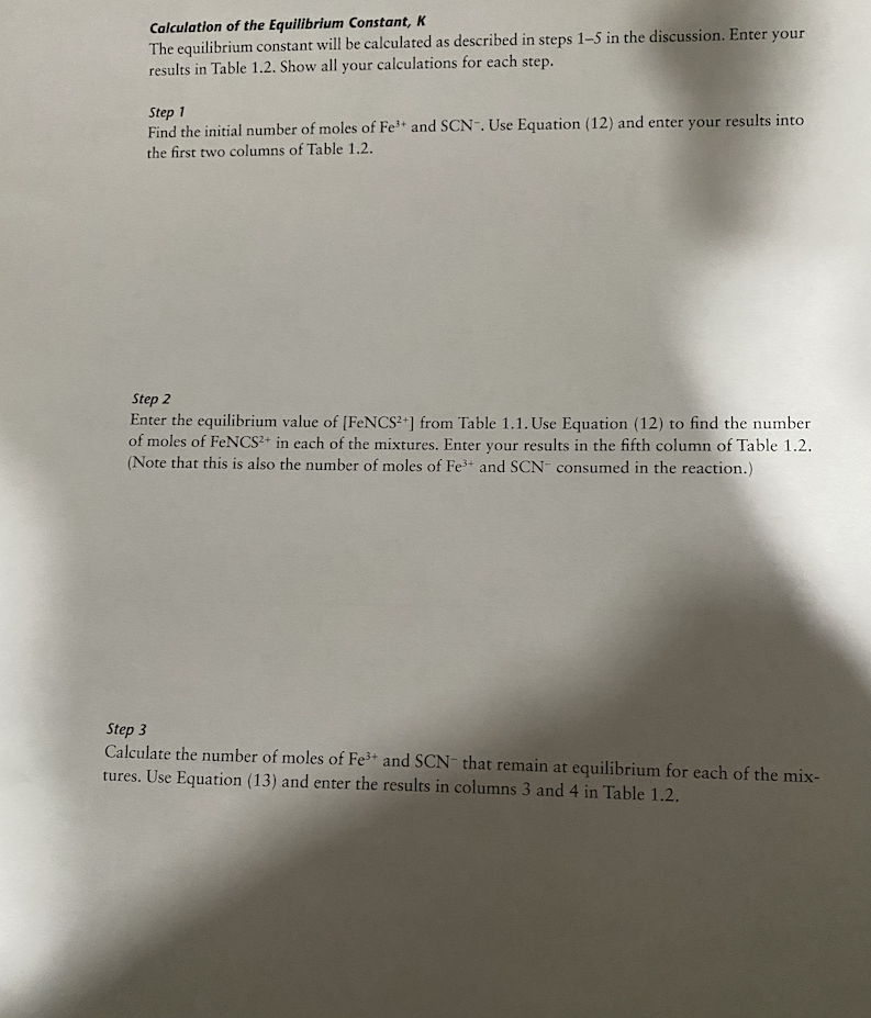 Solved Step 4 Calculate the concentrations of all of the | Chegg.com