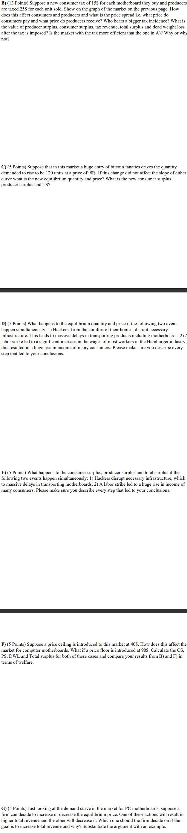 Solved Problem 1. (40 Points total) Refer to the market for | Chegg.com