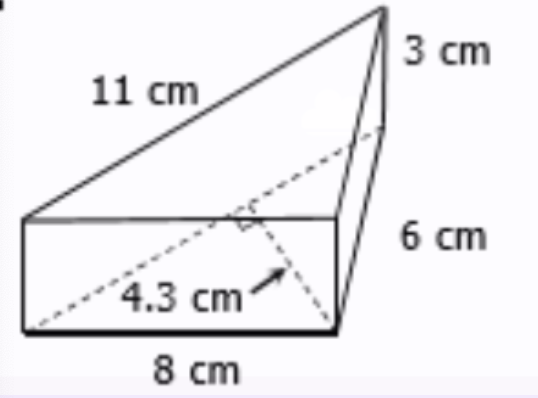 Solved Find the surface area of each prism below. 1. 2. 3. | Chegg.com