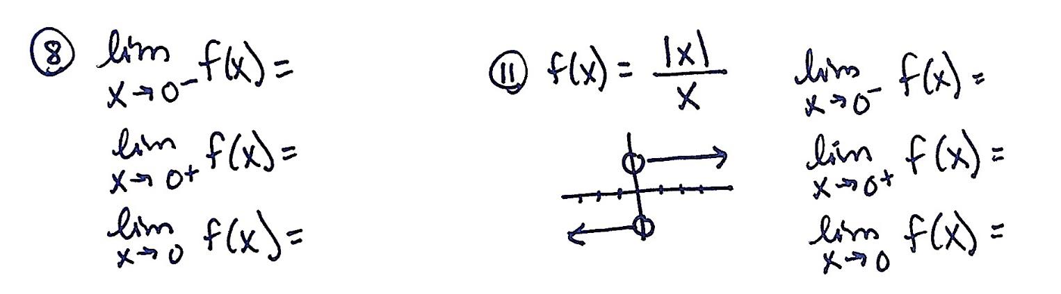 Solved find (i) lim(x->a(-)), (ii) lim(x->a(+)), and (iii) | Chegg.com