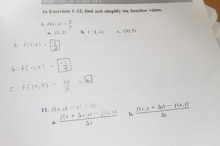 Solved EXERCISES for Section 13.1 In Exercises 1-12, find | Chegg.com