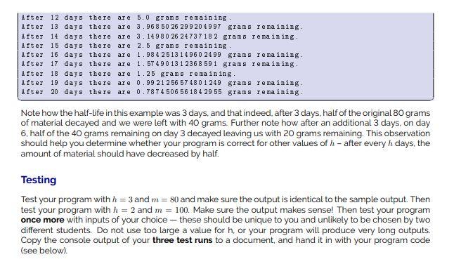 Solved Purpose: To practice using loops to repeat actions | Chegg.com
