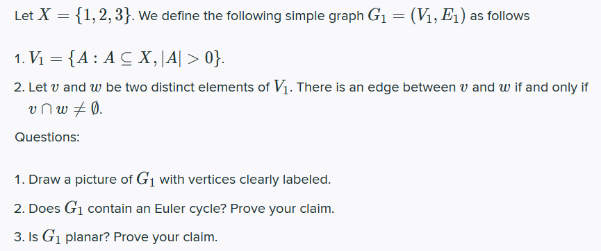 Solved Interpretation and graphs (Discrete Math) Please show | Chegg.com