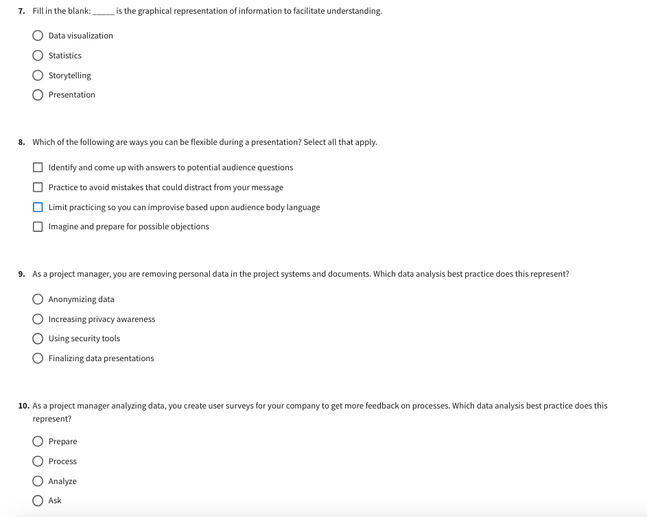 Solved 7. Fill in the blank: is the graphical representation | Chegg.com