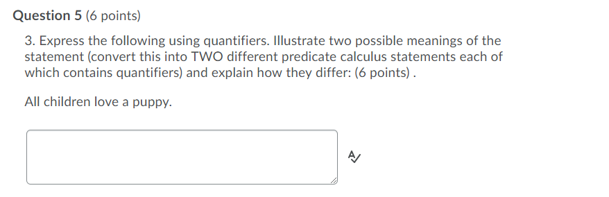 Solved Question 5 (6 points) 3. Express the following using | Chegg.com