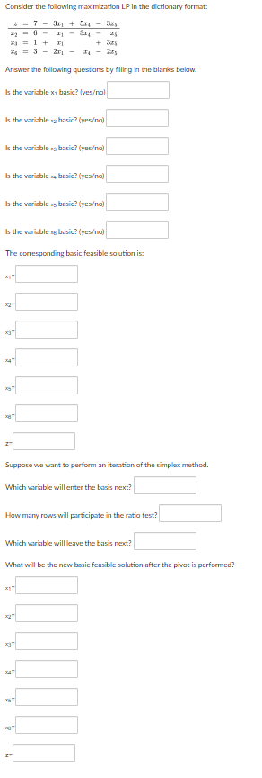 Solved Cconsider the follawing maximiantion LP in the | Chegg.com