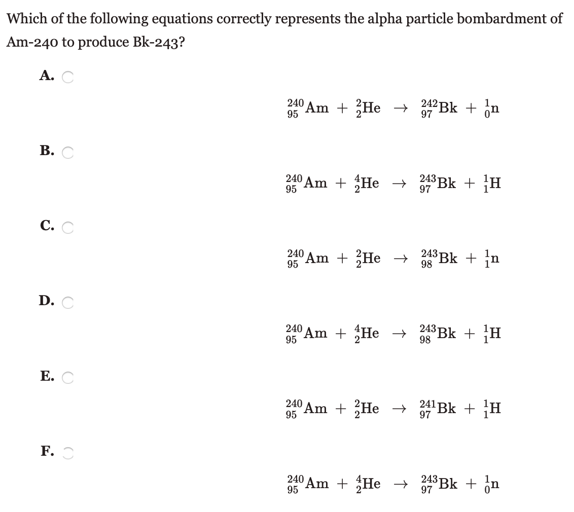 Solved Which of the following equations correctly represents | Chegg.com