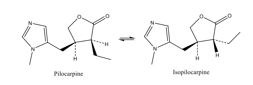 Solved Pilocarpine is a cholinergic agent which is used to | Chegg.com