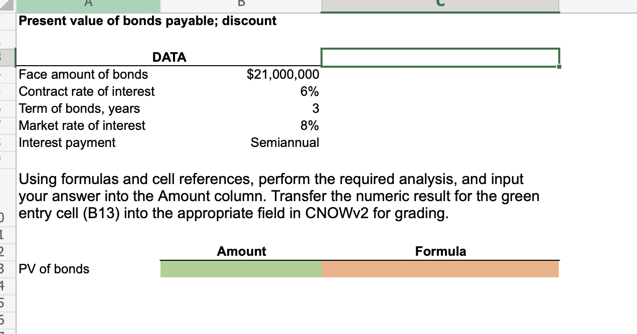 Solved Present value of bonds payable; discount Using | Chegg.com