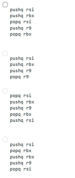 Solved A programmer has been using the stack and the | Chegg.com