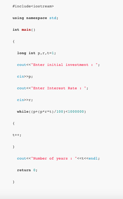 Solved In C++ please. Write a program that reads an initial | Chegg.com