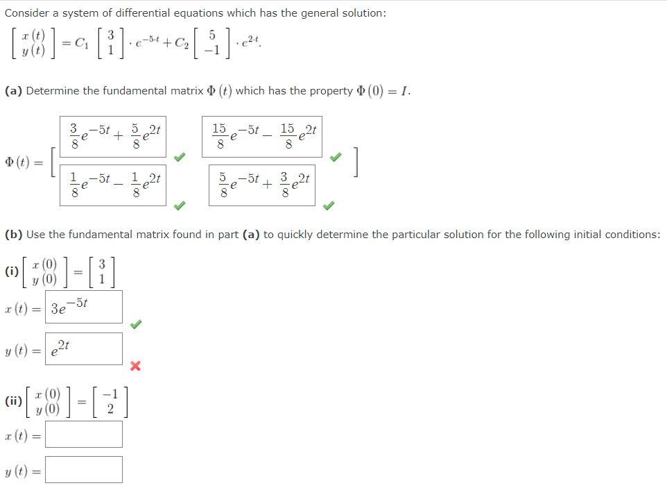 Solved Consider a system of differential equations which has | Chegg.com