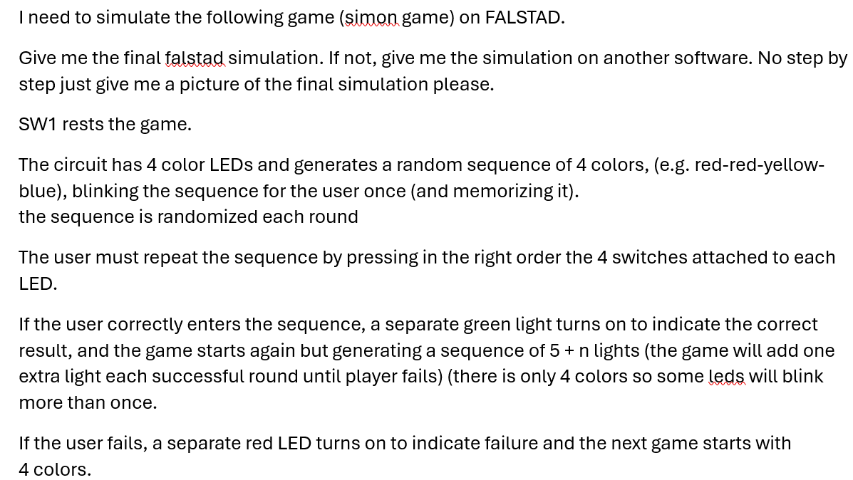 Solved Show me the steps to solve I need to simulate the | Chegg.com