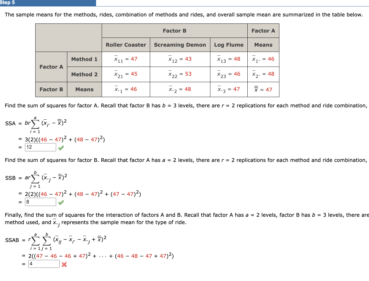 Solved Find the sum of squares for factor A. Recall that | Chegg.com