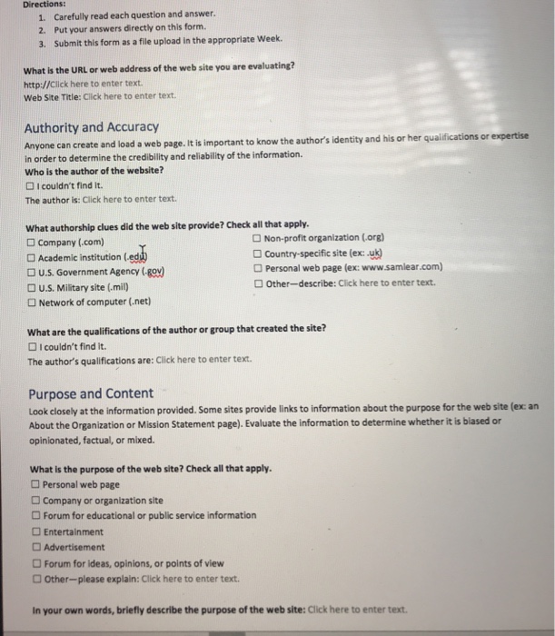 Directions: 1. Carefully read each question and | Chegg.com