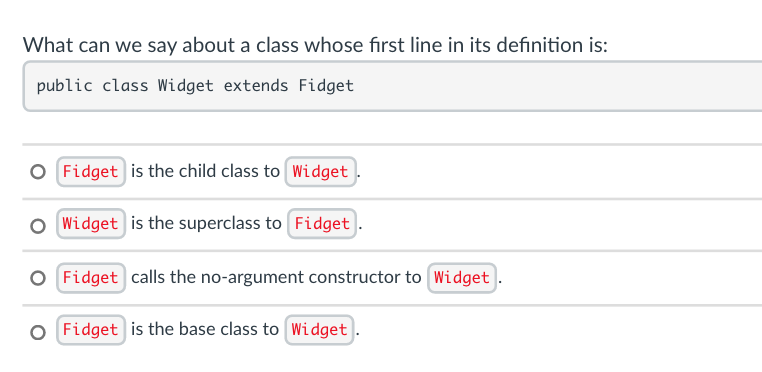 Solved Consider the following class definition: public class | Chegg.com