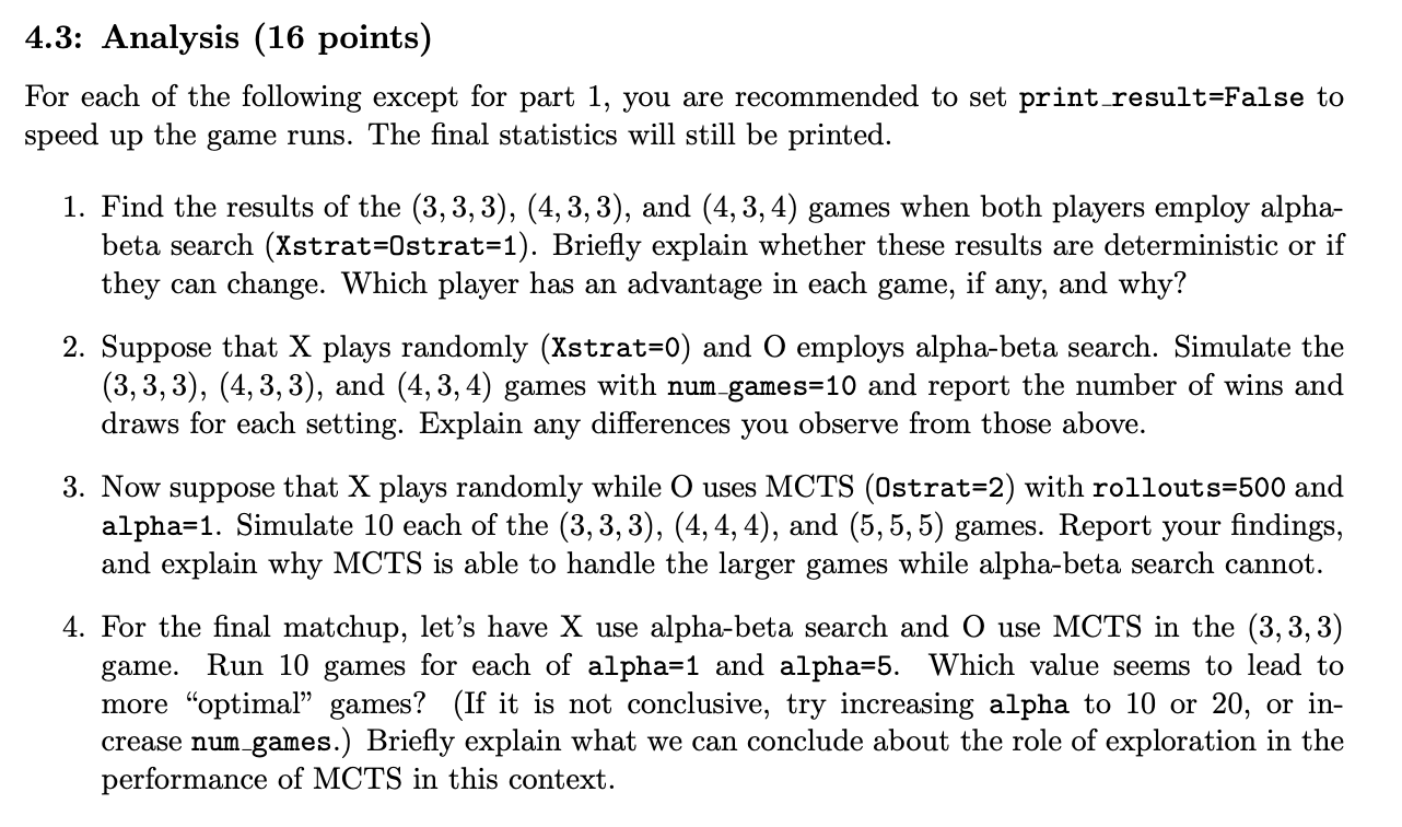 Solved The game of (m,n,k) is a generalization of | Chegg.com