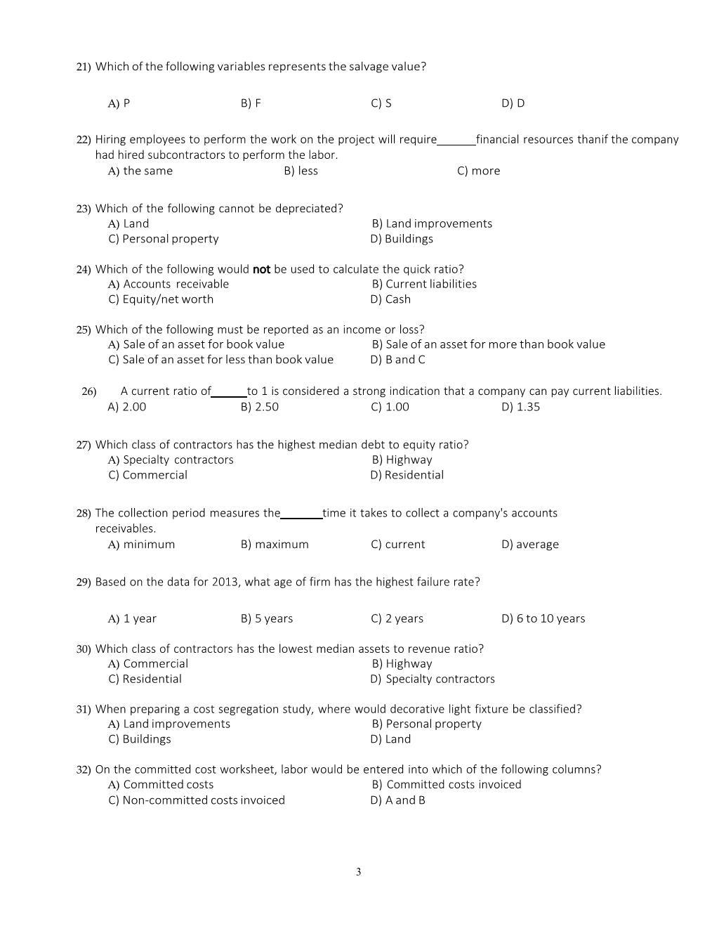 Solved 21) Which of the following variables represents the | Chegg.com