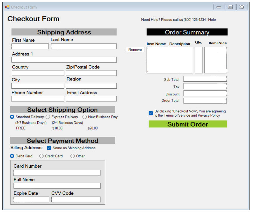 What are all the C## codes in this form? I designed | Chegg.com