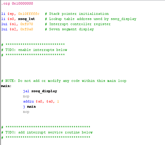 Learning Objectives: . Implement an interrupt service | Chegg.com