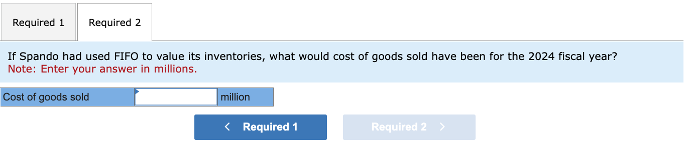 Solved Spando Apparel uses the LIFO inventory method for | Chegg.com
