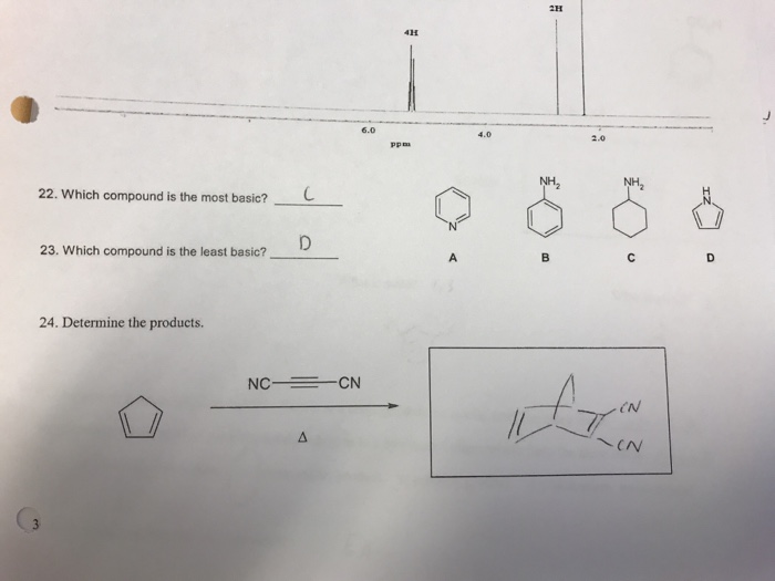 Solved Which compound is the most basic? _____ Which | Chegg.com
