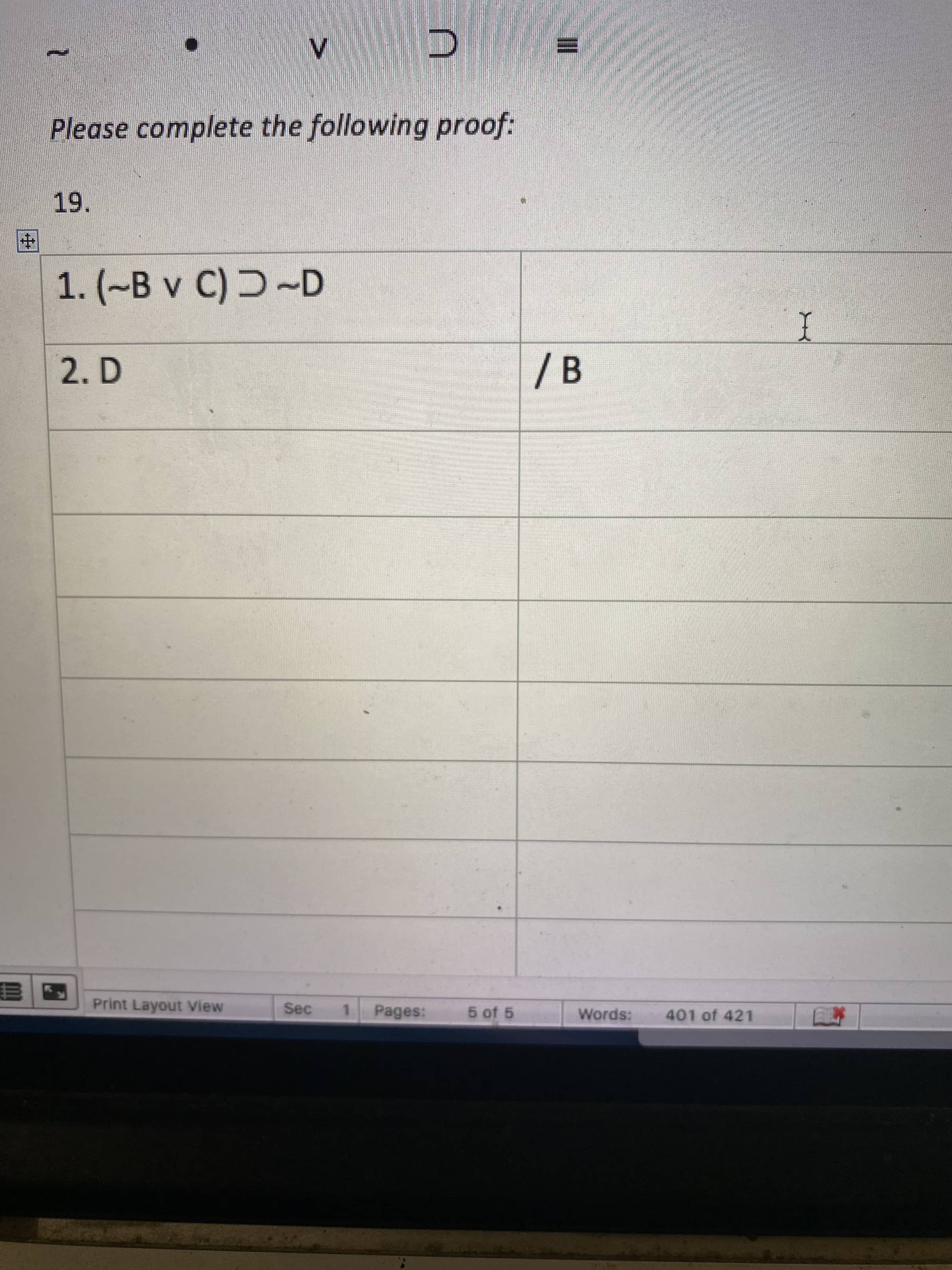 Please complete the following proof: | Chegg.com