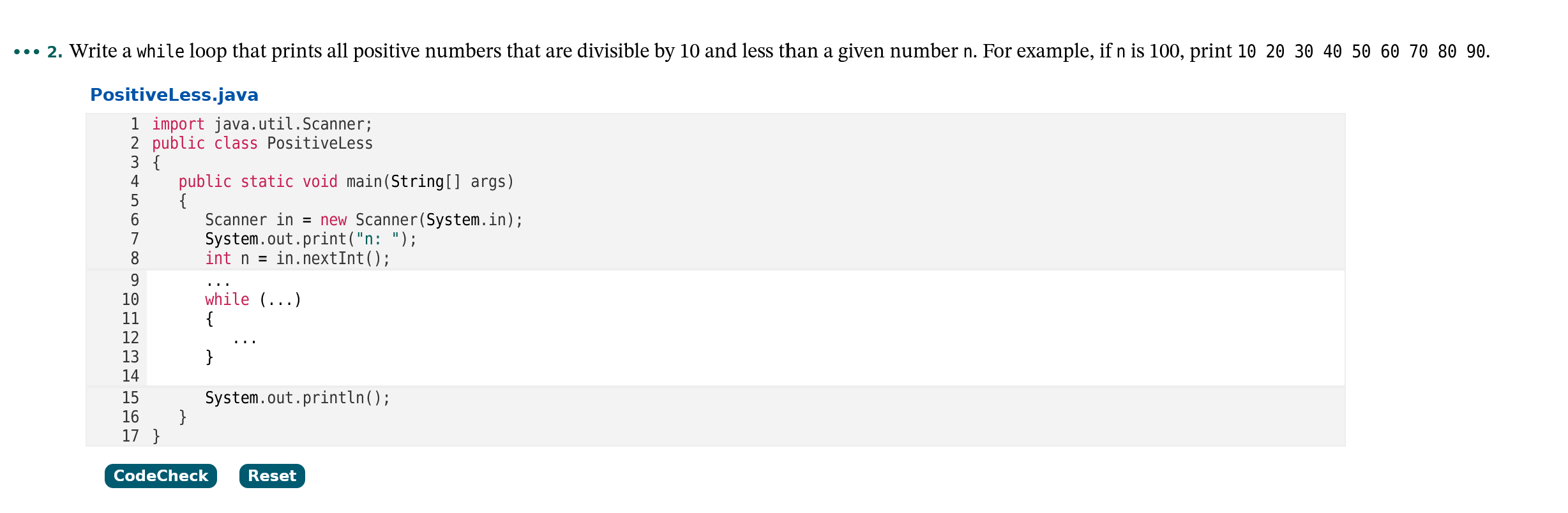 Solved .. 7. What do these loops print? Complete the second | Chegg.com