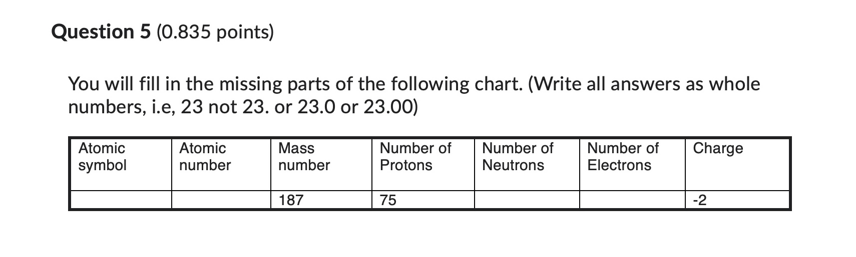 Solved You will fill in the missing parts of the following | Chegg.com