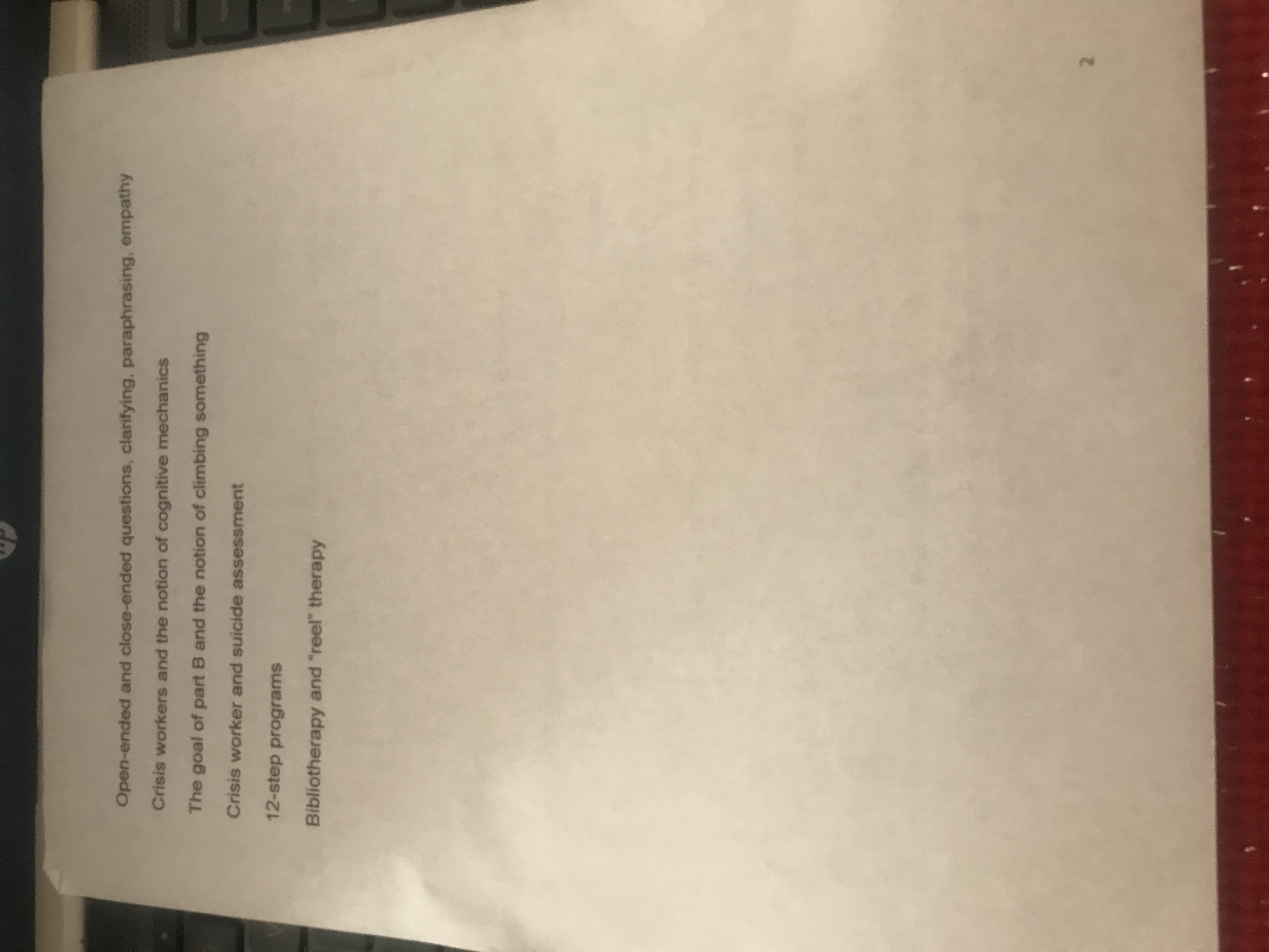 Solved Open-ended and close-ended questions, clarifying, | Chegg.com