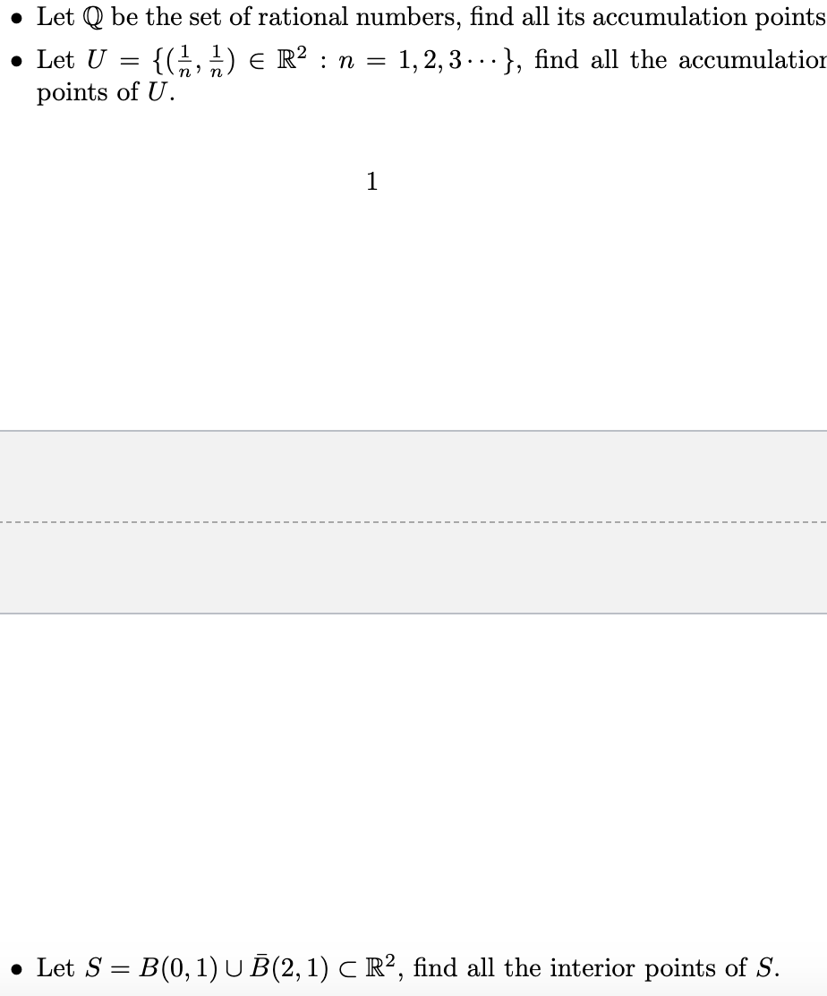Solved - Let Q be the set of rational numbers, find all its | Chegg.com