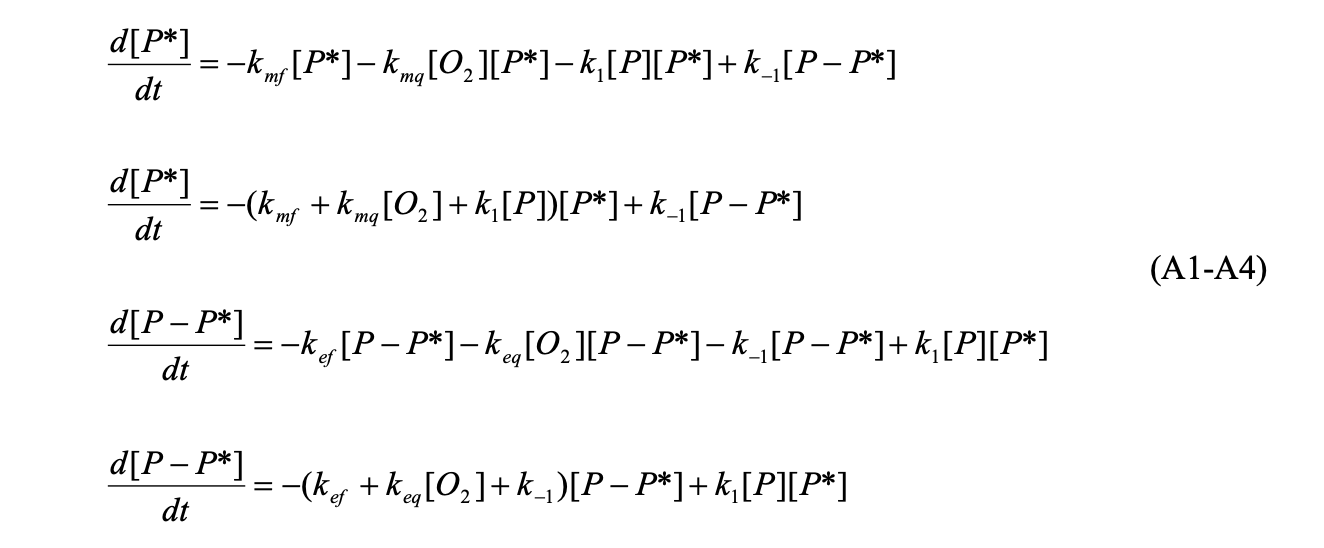 1. Write out the differential rate law for [P*]. | Chegg.com