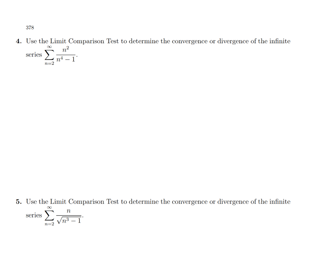Solved 1. Use the Integral Test to determine if the infinite | Chegg.com