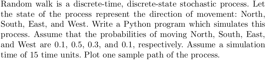 Solved Random walk is a discrete-time, discrete-state | Chegg.com