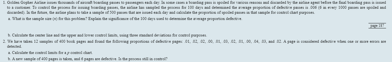 Solved 1. Golden Gopher Airline issues thousands of aircraft | Chegg.com