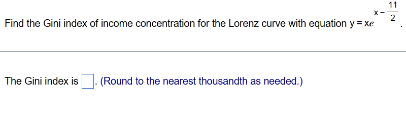 Solved Find the Gini index of ﻿income concentration for the | Chegg.com