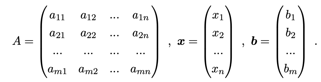 Solved 1 Show That If The Matrix Vector Equation Ax B
