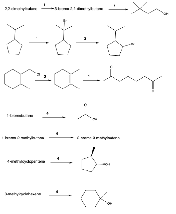 Solved Directions: Using reagents and necessary solvents, | Chegg.com