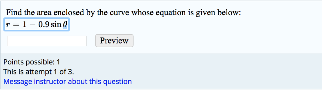 Solved Find the area enclosed by the curve whose equation is | Chegg.com