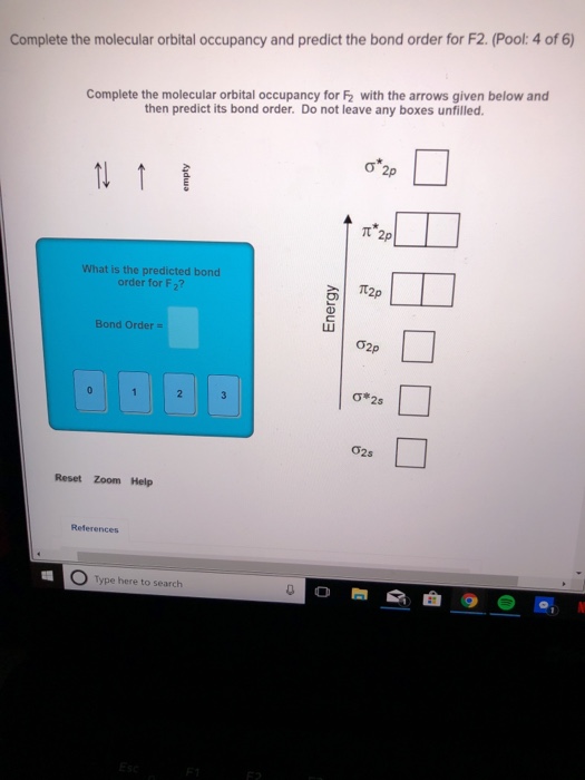Solved Complete the molecular orbital occupancy and predict | Chegg.com