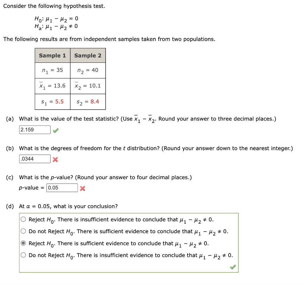 Solved Consider the following hypothesis test. | Chegg.com