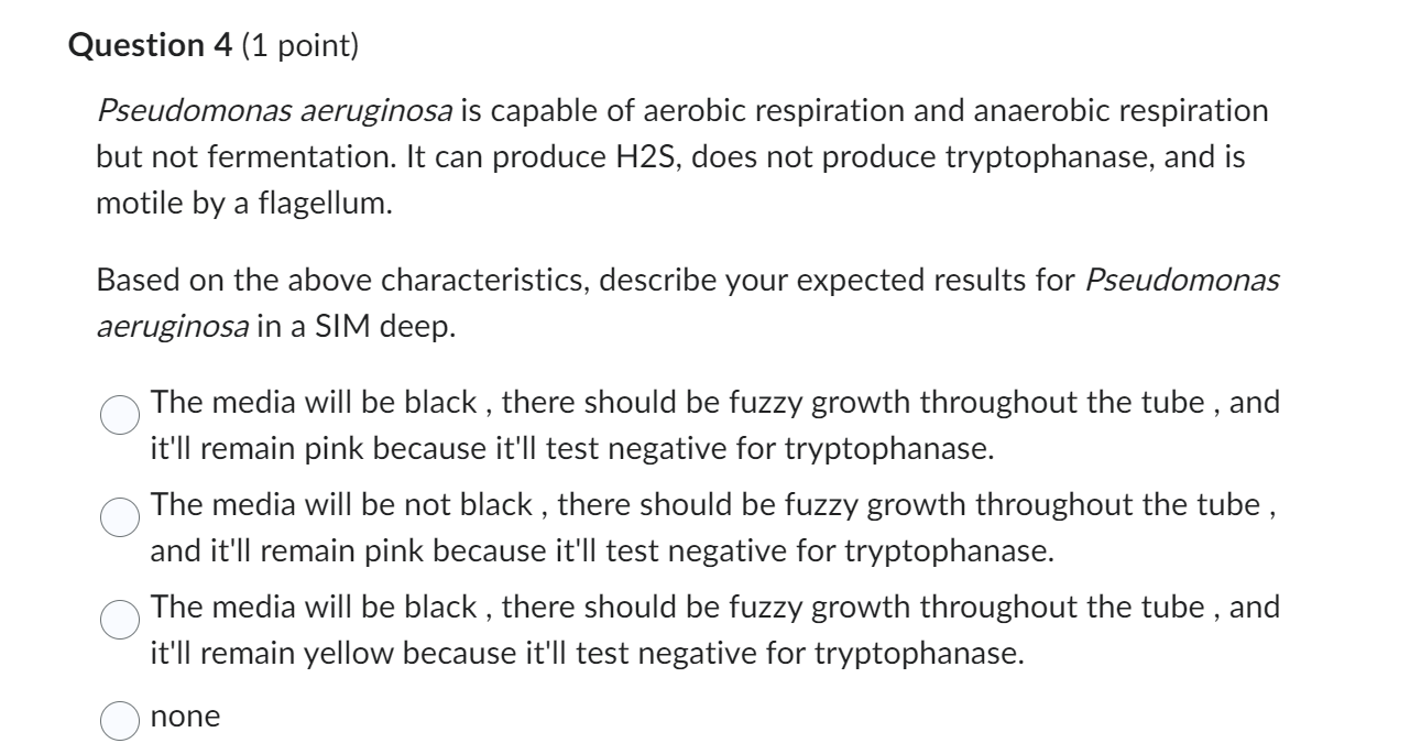 Solved Which species of bacteria produced the enzyme urease? | Chegg.com