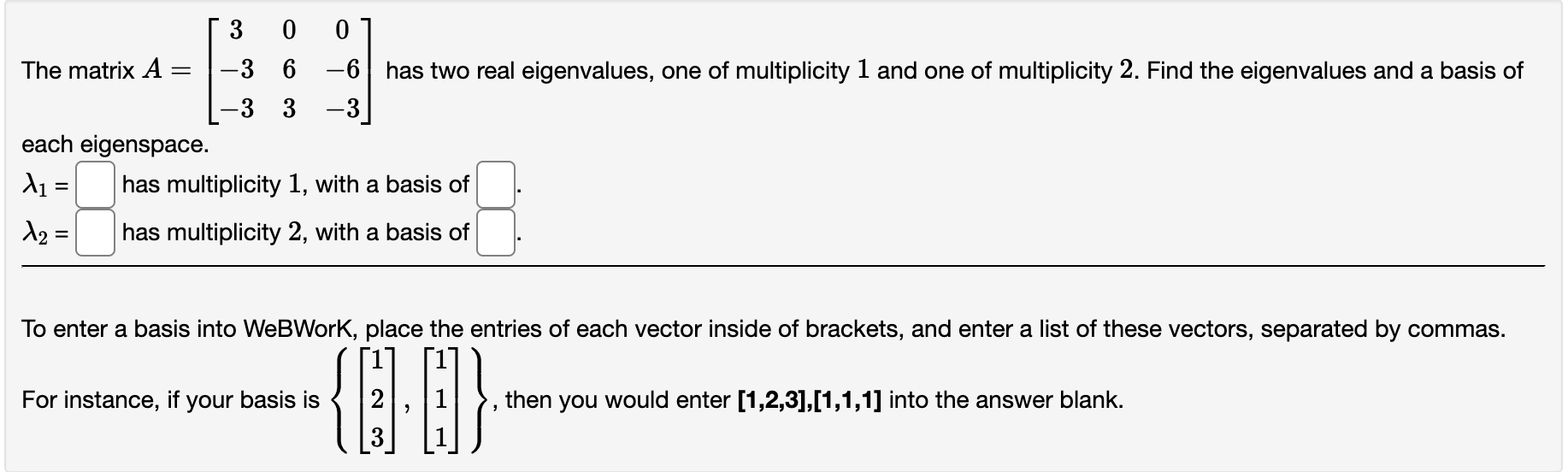Solved The matrix A = [ 2 007 -4 2 0 has one real eigenvalue | Chegg.com