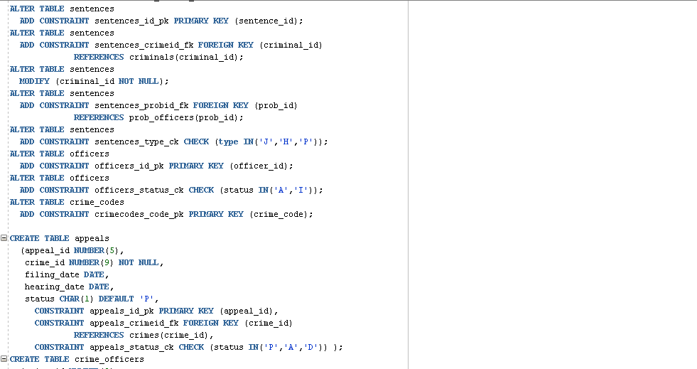 CREATE TABLE aliases (alias_id NUMBER (6), | Chegg.com