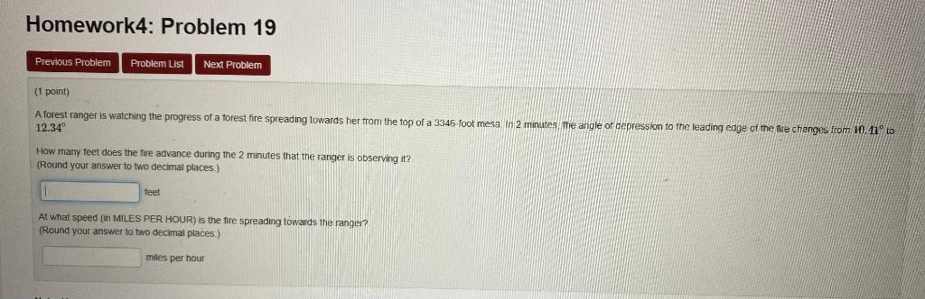 Solved Homework4: Problem 19 Previous Problem Problem List | Chegg.com