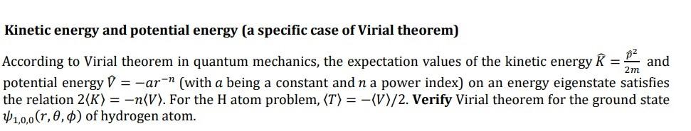 Solved 2m Kinetic energy and potential energy (a specific | Chegg.com