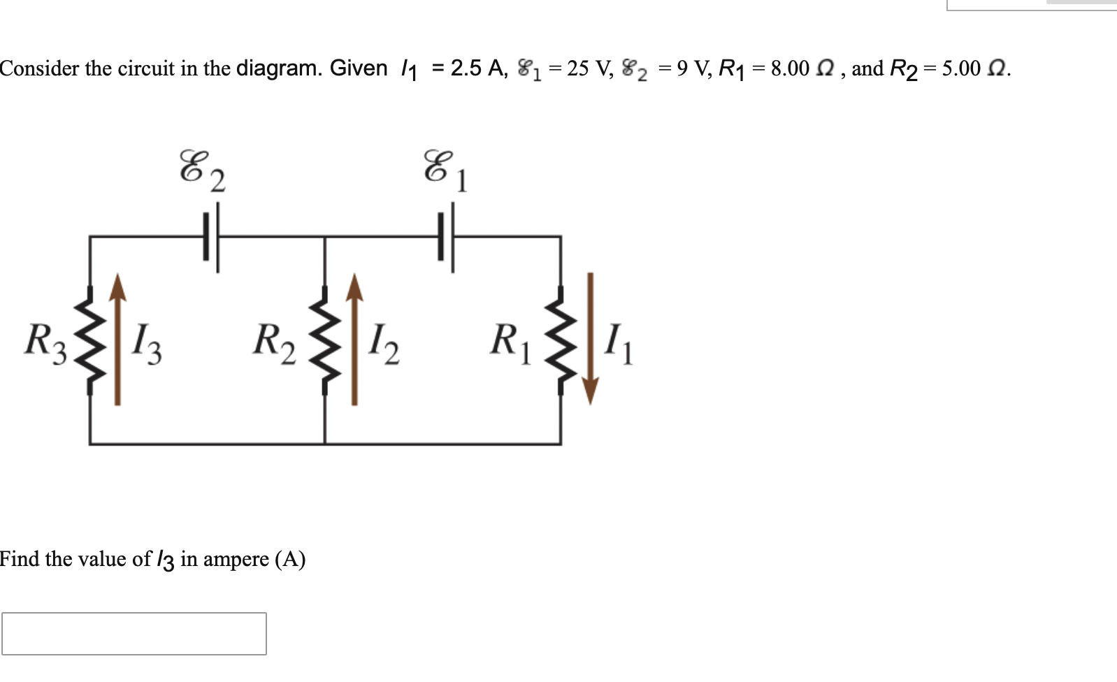 Solved Find the unknown emf and the unknown resistor in the | Chegg.com